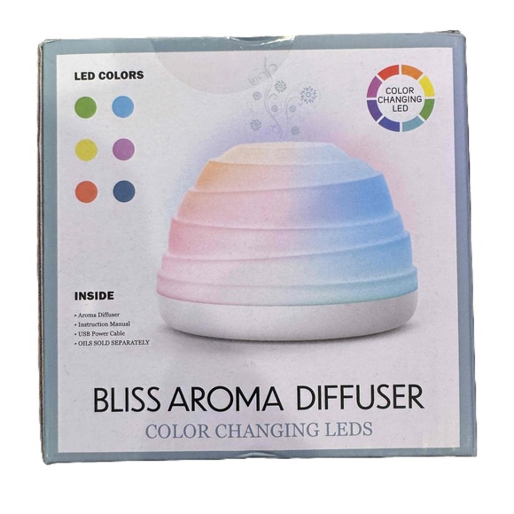 Bliss | Other | New Bliss Aroma Diffuser Soothing Color Changing Led ...